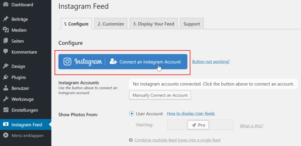 Instagram Feed einfach in WordPress einbinden | Plugin Instagram Feed